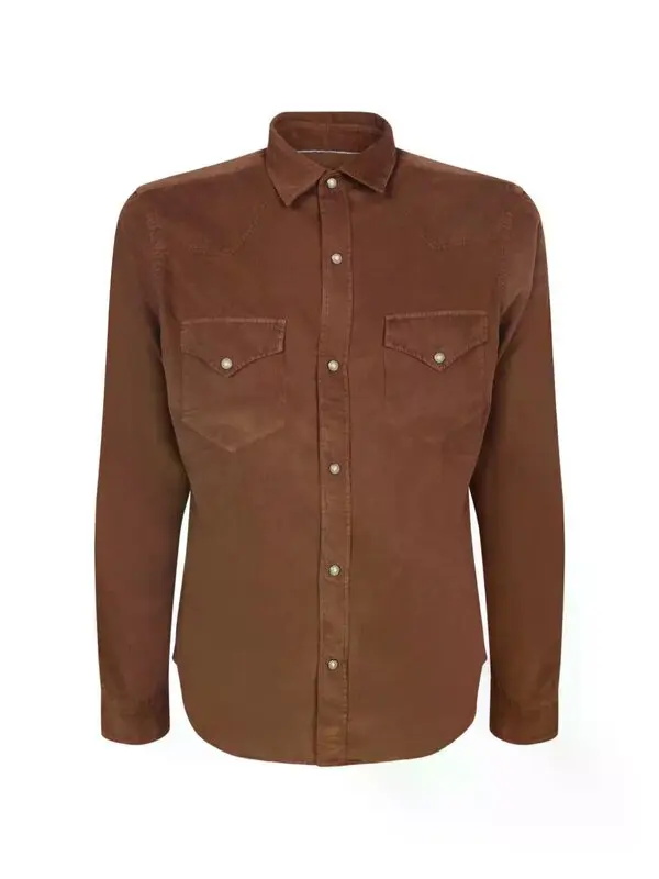 Canali Corduroy Western Shirt