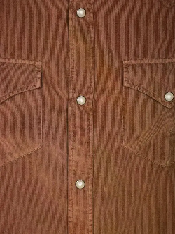Canali Corduroy Western Shirt
