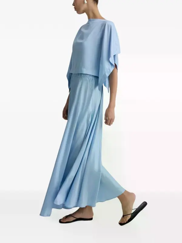 Bondi Born Como Satin-finish Maxi Skirt