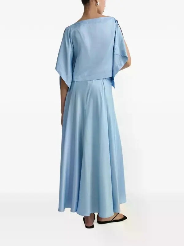 Bondi Born Como Satin-finish Maxi Skirt