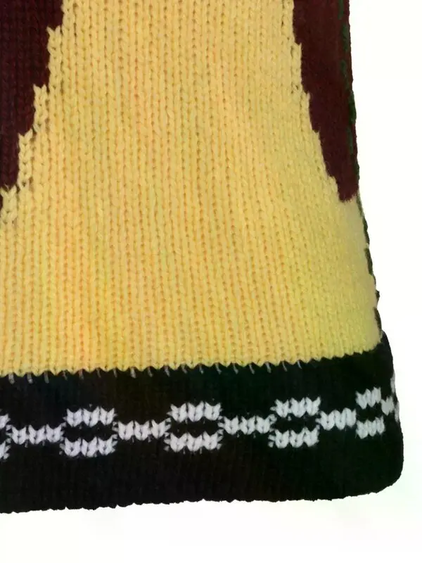 Marni Intarsia-knit V-neck Sweater Vest