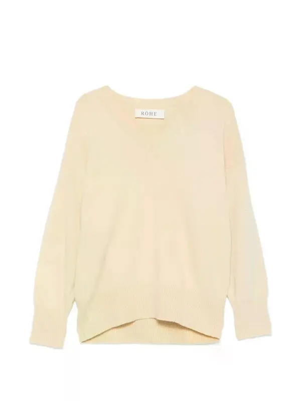 RÓHE V-neck Knit Sweater