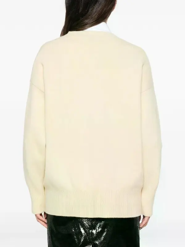 RÓHE V-neck Knit Sweater