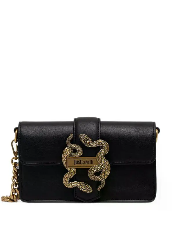 Just Cavalli Snake-plaque Chain-strap Mini Bag