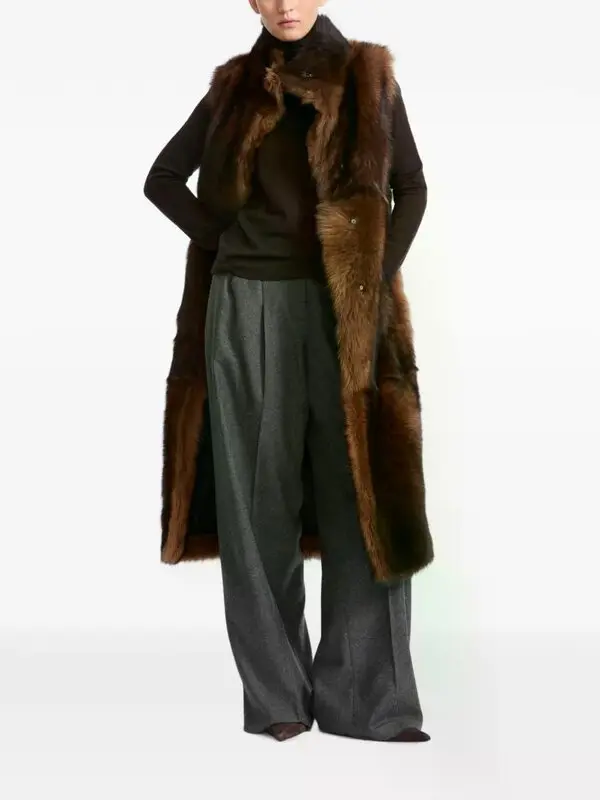 YVES SALOMON Toscana Shearling Gilet