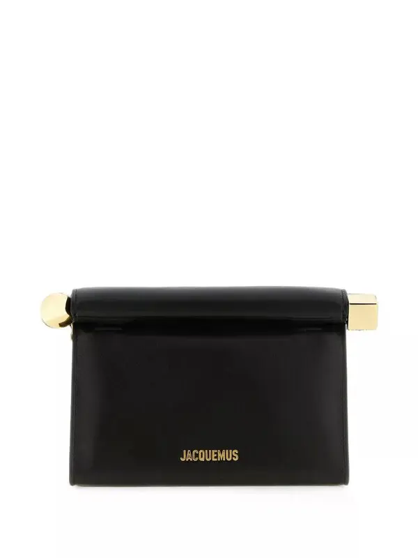 Jacquemus Rond Carré Leather Clutch Bag