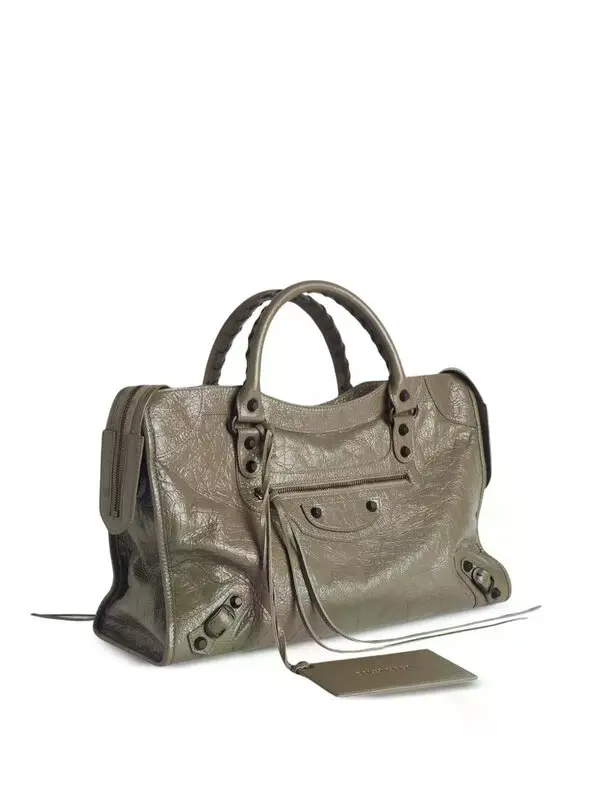Balenciaga Medium Le City Lambskin Tote Bag