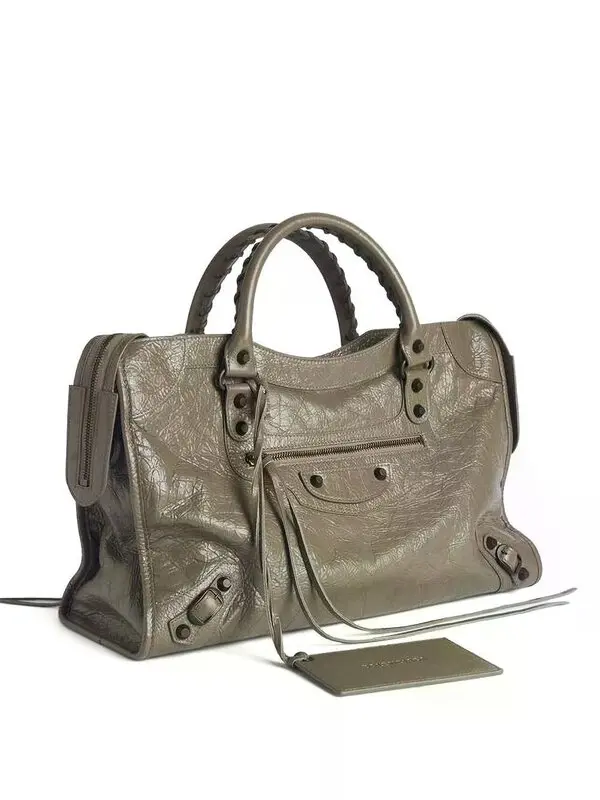 Balenciaga Medium Le City Lambskin Tote Bag