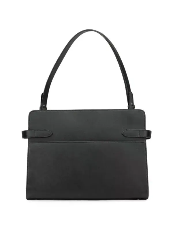 LE TANNEUR Large Emie Leather Shoulder Bag - Black