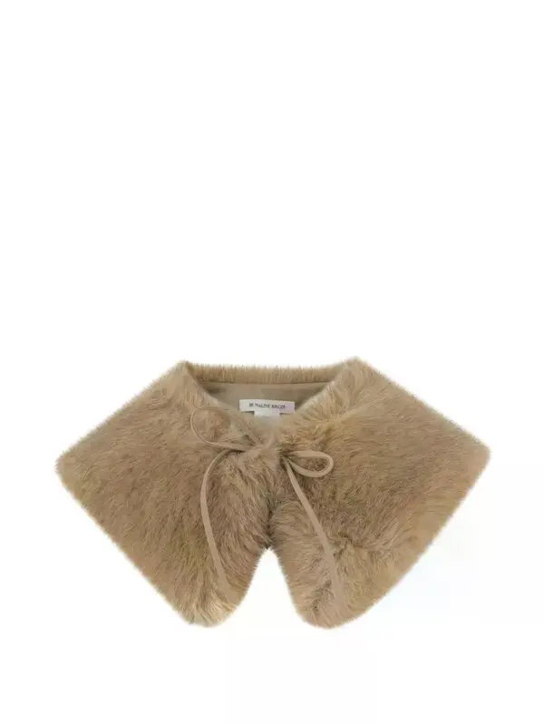BY MALENE BIRGER Cowie Faux-fur Tie-fastening Scarf - Neutrals