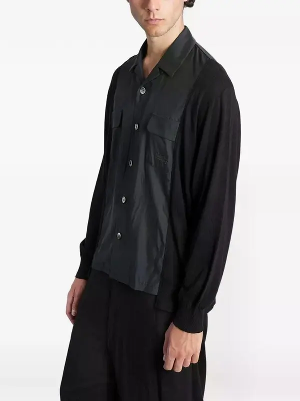 Undercover Panelled Button-up Shirt