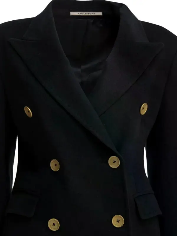 Tagliatore Cashmere Double-breasted Coat