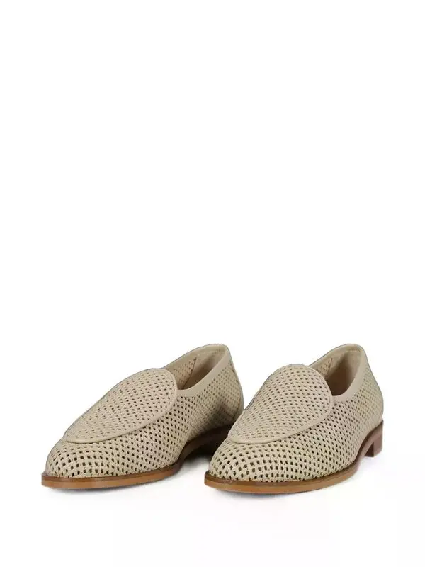 JACQUES SOLOVIÈRE PARIS Jacques New Perforated Loafers - Neutrals