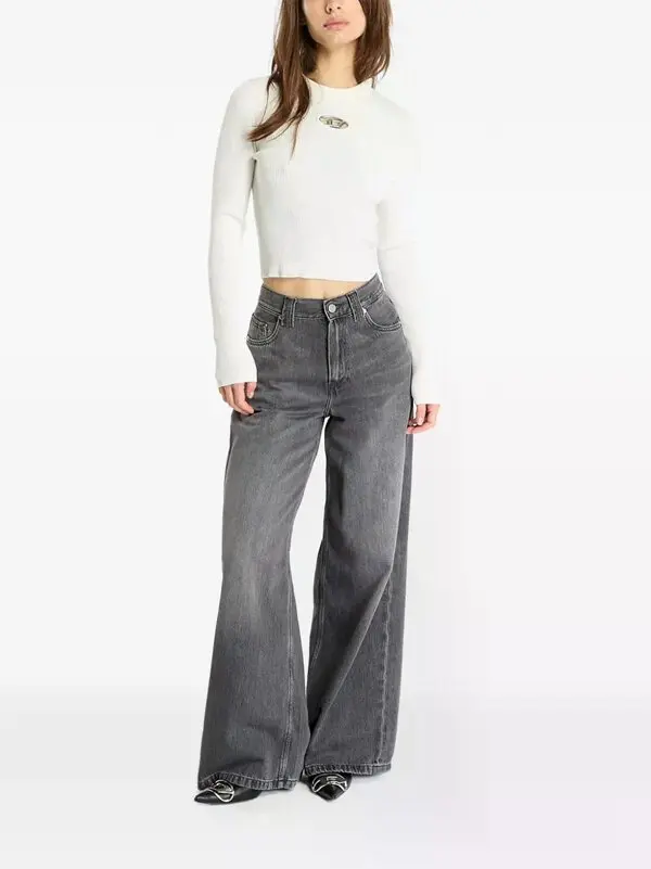 Tommy Hilfiger Faded-wash Wide-leg Jeans