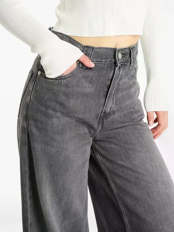 Tommy Hilfiger Faded-wash Wide-leg Jeans