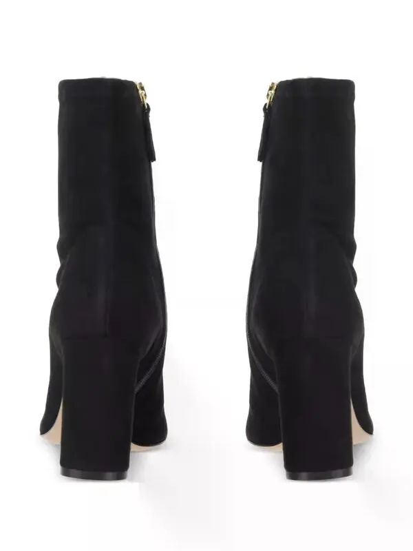 ARTEANA Marcella Suede Pointed-toe Ankle Boots