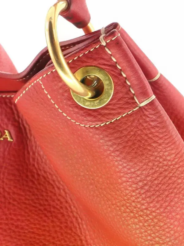 Prada Rolled Vitello Daino Large Hobo Bag