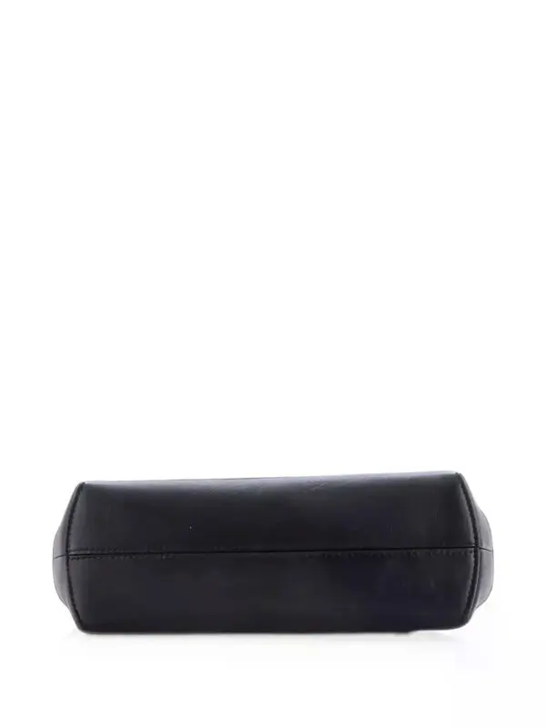 Fendi First Bag Leather Small Clutch Bag - Black