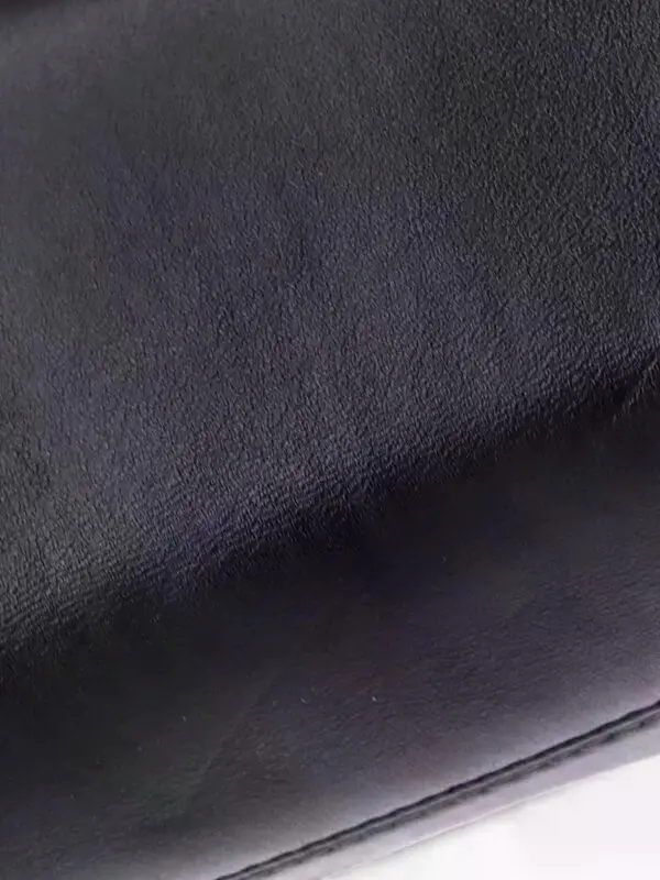 Fendi First Bag Leather Small Clutch Bag - Black