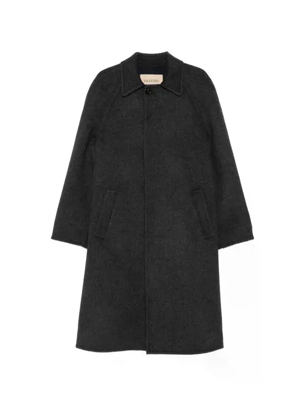 Valentino Garavani Single-breasted Coat - Grey