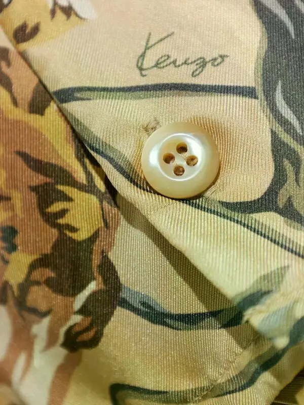 Kenzo Floral-motif Silk Shirt