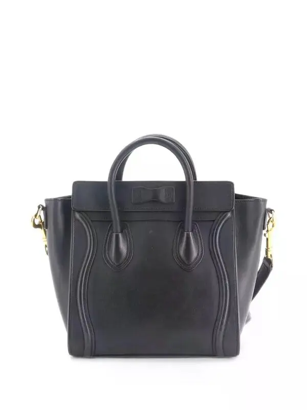 Celine Luggage Bag Smooth Leather Nano Crossbody Bag