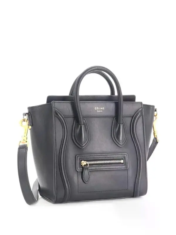 Celine Luggage Bag Smooth Leather Nano Crossbody Bag