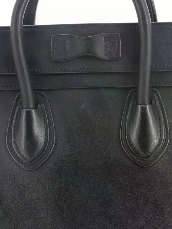 Celine Luggage Bag Smooth Leather Nano Crossbody Bag