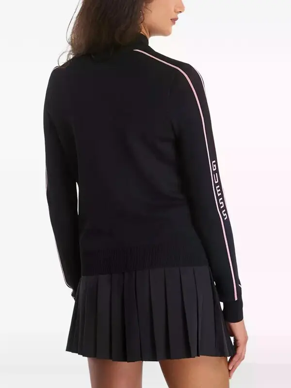 Guess Logo-tape Zip-up Cardigan