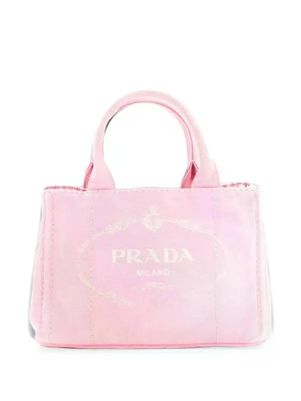 Prada Canapa Canvas Mini Tote Bag