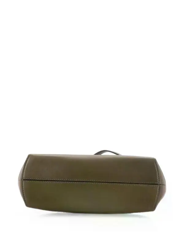 Fendi First Bag Leather Small Clutch Bag - Green