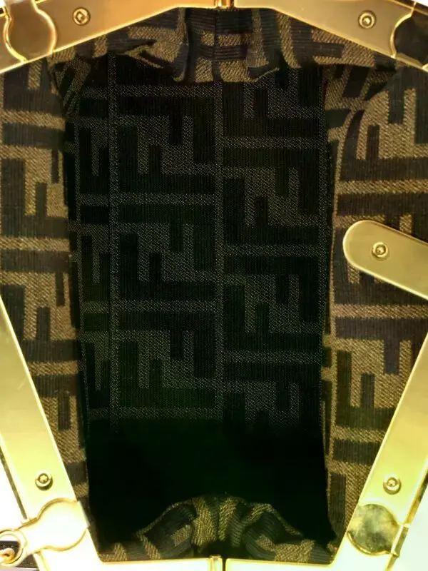 Fendi Leather Clutch Bag - Green