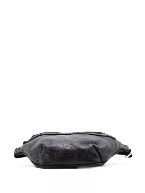 Gucci Gg Embossed Perforated Leather Small Belt Bag