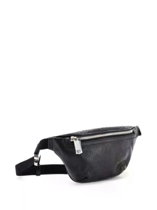 Gucci Gg Embossed Perforated Leather Small Belt Bag