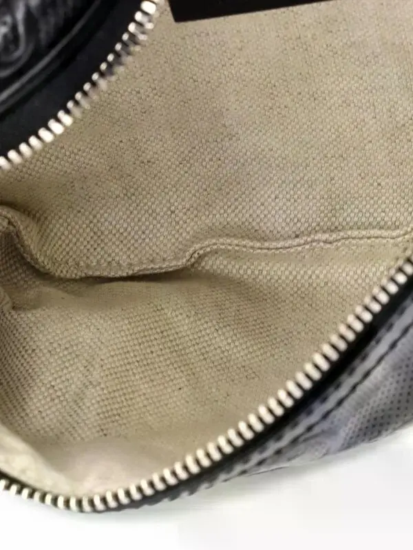 Gucci Gg Embossed Perforated Leather Small Belt Bag