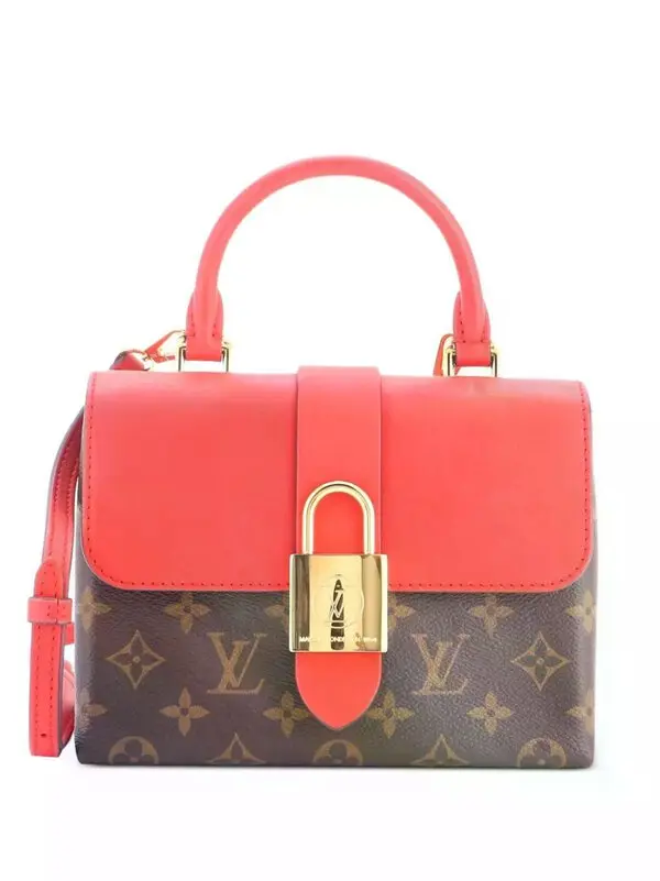LOUIS VUITTON Monogram Canvas Bb Satchel - Red