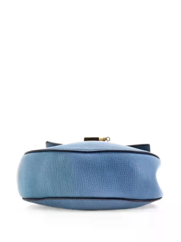 Chloé Drew Leather Small Cross Body Bag - Blue