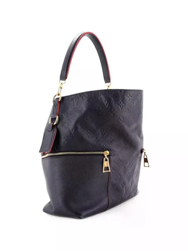LOUIS VUITTON Melie Handbag Monogram Empreinte Leather Hobo Bag