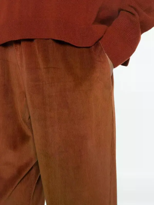 Dusan Corduroy-effect Elasticated-waist Trousers