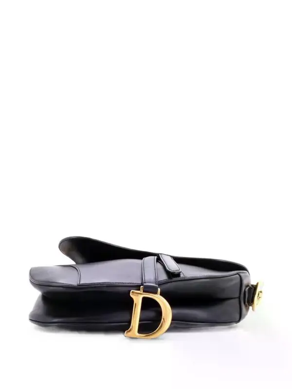 Dior Saddle Handbag Leather Medium Shoulder Bag