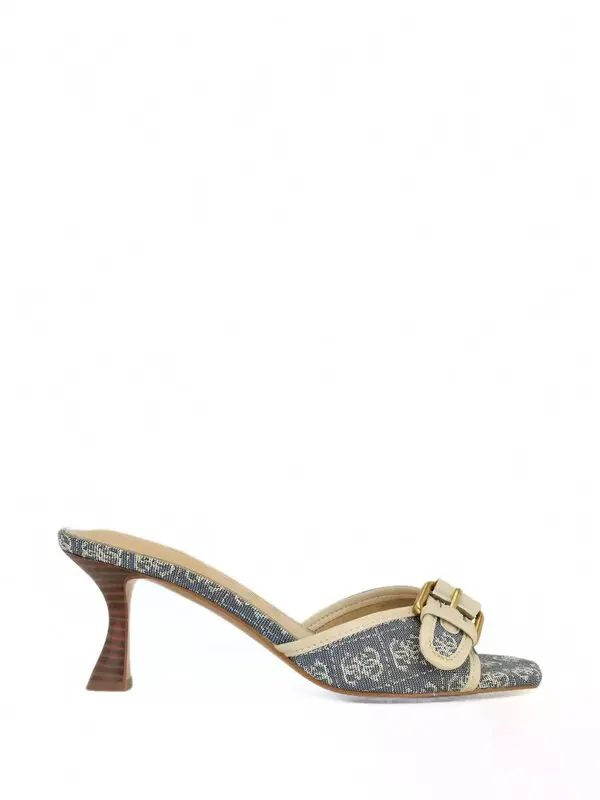 Guess Dista Mid-heel Open-toe Buckle Sandals