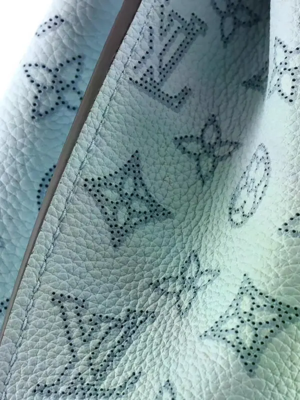LOUIS VUITTON Carmel Mahina Leather Hobo Bag
