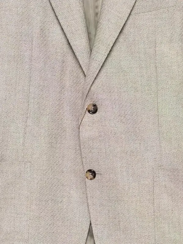 Canali Single-breasted Wool-blend Blazer