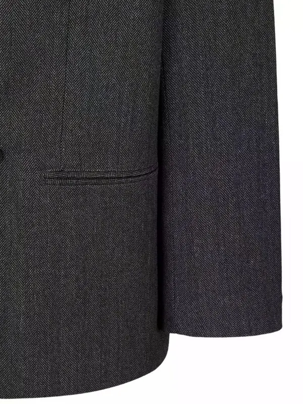 STUDIO TOMBOY Herringbone Double-breasted Blazer