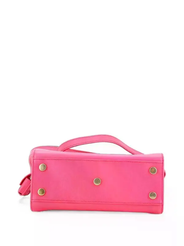 Saint Laurent Sac De Jour Leather Nano Tote Bag - Pink
