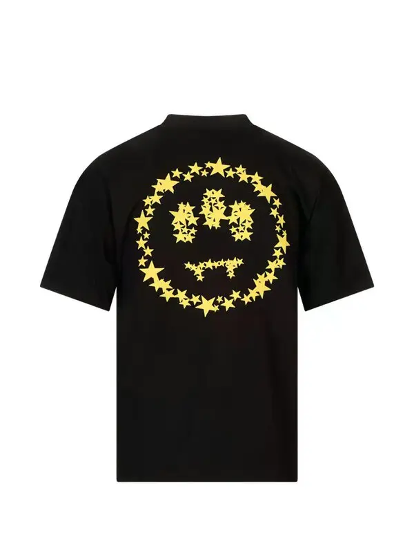 BARROW Logo-print Star-motif T-shirt