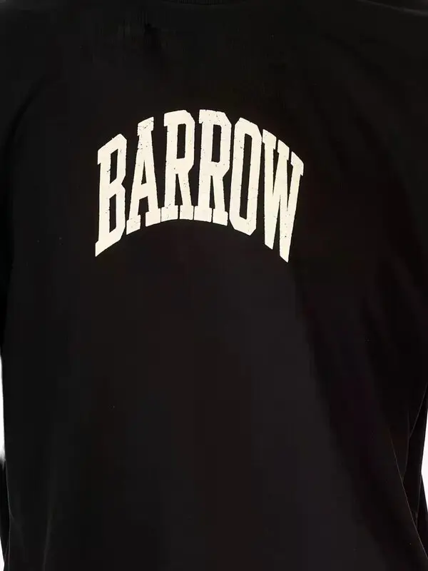 BARROW Logo-print Star-motif T-shirt
