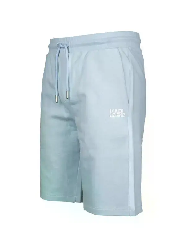 Karl Lagerfeld Drawstring Waist Cotton Shorts