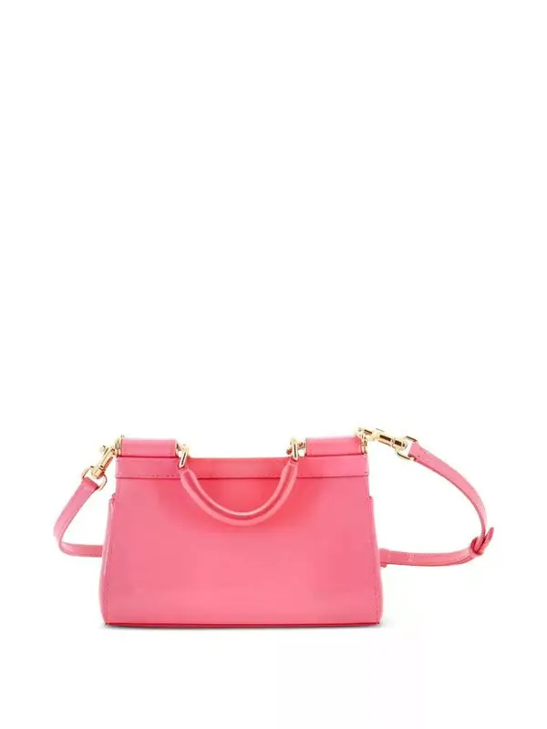 Dolce & Gabbana East West Miss Sicily Patent Small Satchel