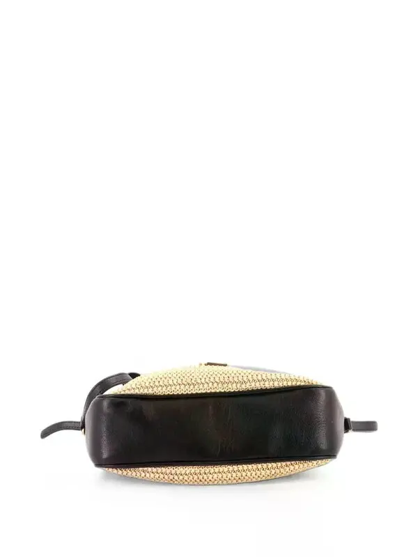 Saint Laurent Lou Camera Bag Woven Raffia Small Crossbody Bag